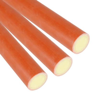 China Foam Filled Epoxy Fiberglass Knitting Pultruded Insulation Tube for Hot Line Tools for sale
