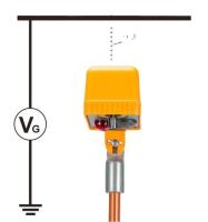 China High Voltage Induction Detector / Electric Security Tester for sale