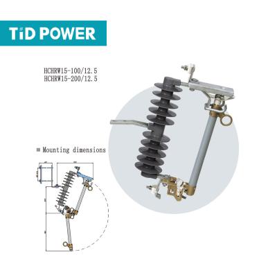 China 10kV Polymer Fuse Cut Out / High Voltage Drop Fuse Cut out for sale