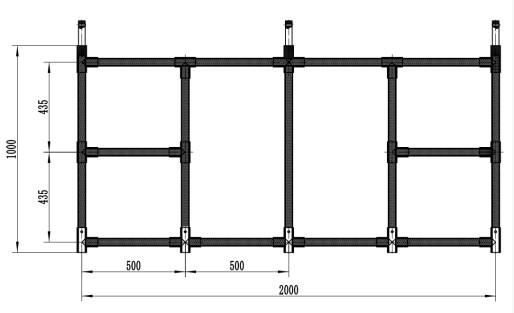 3.2 M-15.2 M Scaffalature completamente isolate per lavori in linea diretta