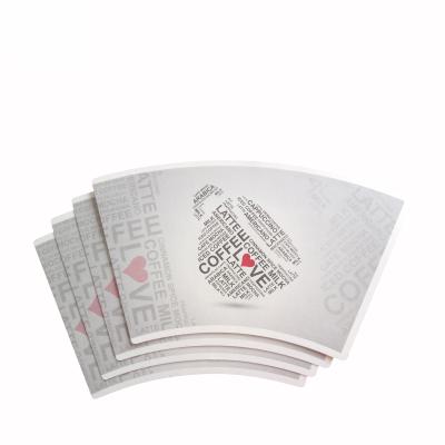 China Food Grade PE Paper Cup Fan Bamboo Pulp Raw Paper 260gsm for sale