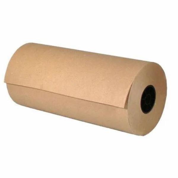 Quality Wholesale Kraft Paper Brown Wrapping Paper Roll for sale