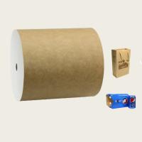 Quality One Side White and One Side Brown Coated Kraft Paper in Roll or in Sheet 190/200 for sale