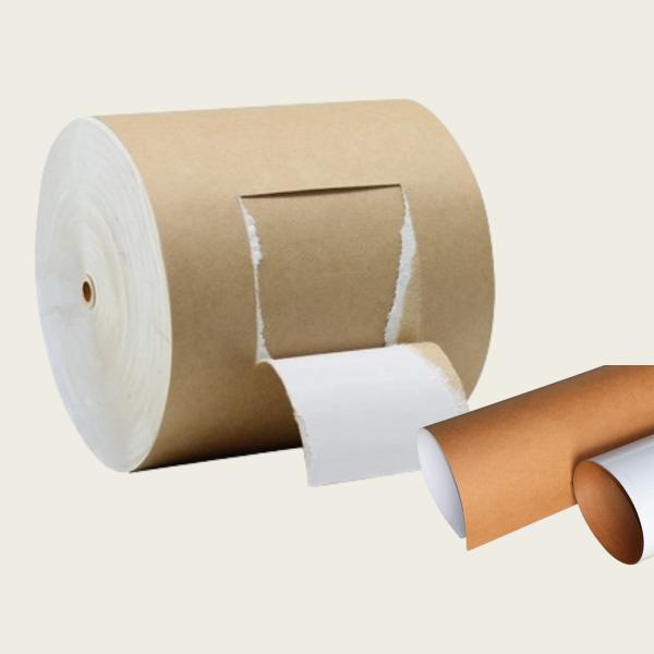 Quality Hot Sale Large Raw Materials  White Front Coated Kraft Back Paper Board Paper Rolls for sale