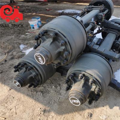 China Used Truck Semi Trailer Axles And Double Rear Axle With Drive Shaft for sale