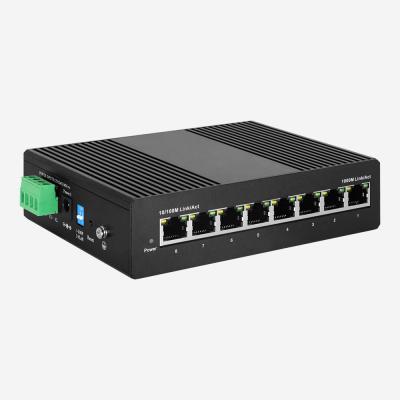 Cina commutatore industriale astuto facile di PoE di gigabit 20Gbps con 8 porti di PoE RJ45 in vendita