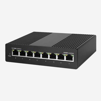 Cina commutatore industriale astuto facile di PoE di gigabit 20Gbps con 8 porti di PoE RJ45 in vendita