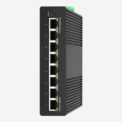 중국 태풍 제어 산업적 기가비트 이더넷 스위치 다루기 쉬운 8 항구 3A 12-57V DC 판매용