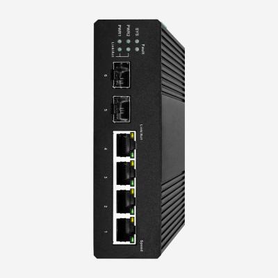 중국 4곳 기가비트 RJ45 공항과 2G SFP와 딘 레일 탑재 인더스트리얼 L2+ 스위치 판매용