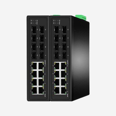 중국 8 RJ45 항구 8 SFP 항구 8K MAC 주소 테이블과 산업적 레이어 2+ 관리 스위치 판매용