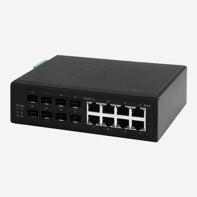 Cina 8 commutatore completo di gigabit del commutatore STP RSTP di strato 2+ del porto di RJ45 8 SFP 16 in vendita