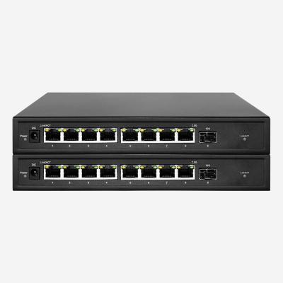 Cina un commutatore non gestito 1 10G SFP da 2,5 gigabit 150W 8 porti di percezione automatici 2.5G RJ45 in vendita