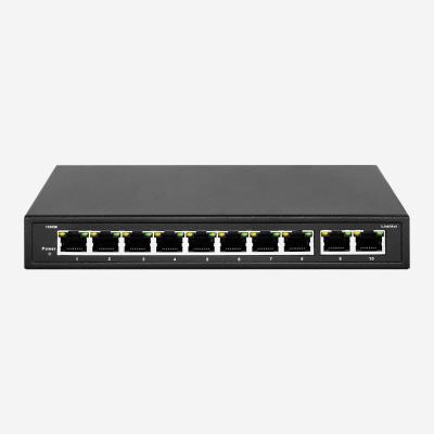 China 20Gbps Unmanaged Gigabit Switch With 10 Gigabit Auto Sensing  RJ45 Ports for sale