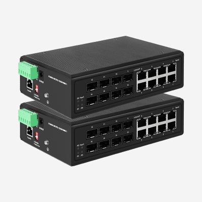 중국 8 RJ45 PoE + 8 SFP Secure Layer 2+ 관리된 기가비트 스위치 단순화 네트워크 판매용
