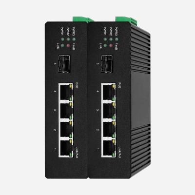 중국 IEEE 802.3af / IEE802.3at Industrial Managed PoE Switch 10Gbps With Alarm Function 판매용