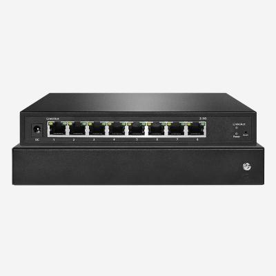 Cina 8 RJ45 2.5Gbps Gigabit Switch con supporto 9k Jumbo Frame, archiviazione e archiviazione forward in vendita