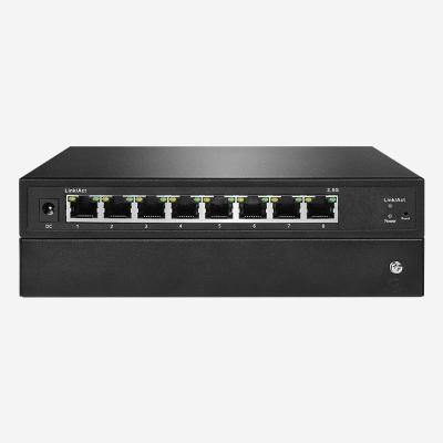 Cina Web gestito 8 RJ45 2.5Gbps Gigabit Switch con indicatori LED Archivio e architettura di inoltro in vendita