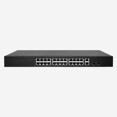 China Enterprise Grade Desktop 26-Port Ethernet Unmanaged Switch With Internal Power Supply for sale
