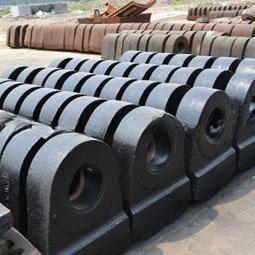 Cina Crasatore tipo Mn18Cr2 Testa di martello in acciaio manganese per usura da impatto nella estrazione della pietra in vendita