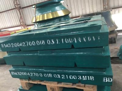 Cina C125 Fabbricazione della parte usura della mascella HRC58 HRC63 Durezza della piastra della mascella per la frantumazione a impatto in miniera in vendita