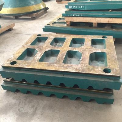 China 1000KG Gewichtscrusher C125 Kiefercrusher Verschleißteile Kieferplatte für Bergbaumaschine EN124 Standard zu verkaufen