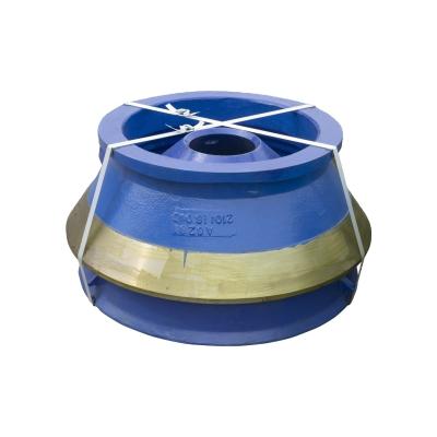 Cina GP500 GP500S Macchine per la frantumazione di miniere parti di usura Mantello concavo per la macchina di estrazione del minerale in vendita