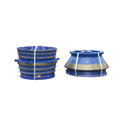 Cina GP500 GP500S Macchine per la frantumazione di miniere parti di usura Mantello concavo per la macchina di estrazione del minerale in vendita