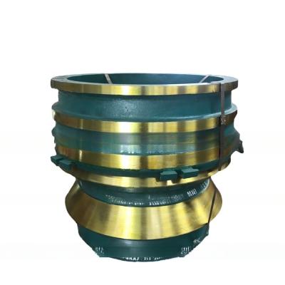 China Manganese Steel Cone Crusher Machine Spare Parts Mn18Cr2 Mantle Concave and Bowl Liner for sale