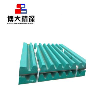 Cina Strutture di produzione di energia minerale di alto manganese c110 Maciatore di mascella parti di usura Placca mobile della mascella in vendita