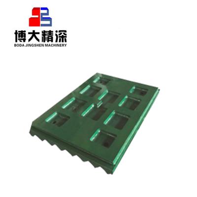 Cina Strutture di produzione di energia minerale di alto manganese c110 Maciatore di mascella parti di usura Placca mobile della mascella in vendita