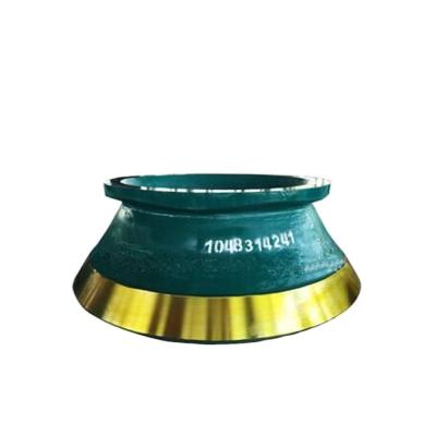 Cina Acciaio ad alto manganese HP100/200/300/400 Crusher a cono Involucro e mantello di vasca Peso KG 1000 in vendita