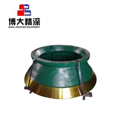 Cina Applicare al trituratore HP500 Conos Triturador parti usura Mantello e bowl liner per la macchina mineraria in vendita