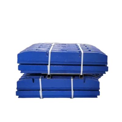 China High Manganese Steel C63 C80 C95 Mining Crusher Jaw Plate for High Capacity Crusher for sale