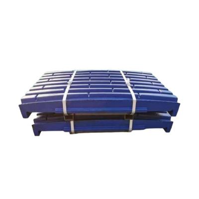 China High Manganese Steel C63 C80 C95 Mining Crusher Jaw Plate for High Capacity Crusher for sale