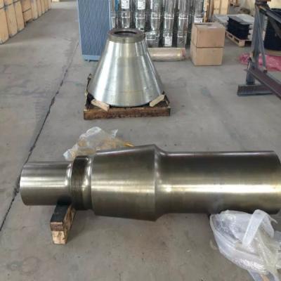 China Cone Crusher Assemblagem do eixo principal Tamanho padrão Rock Wedge para o melhor desempenho à venda