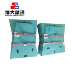 China C125 Peças sobressalentes de triturador de mandíbulas Placa com proteção robusta no tipo de processamento de forja à venda