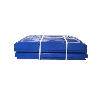 Cina Minerazione di minerali Mn22 Mn18 Mn13 Maciatore di mascella C63 Placca dentale Placca mascellare con lavorazione in vendita