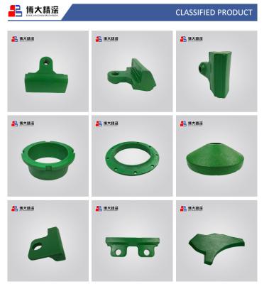 中国 石粉砕機のスペアパーツ VSI 粉砕機のローターの尖端セット 鍛造 加工型鍛造 販売のため