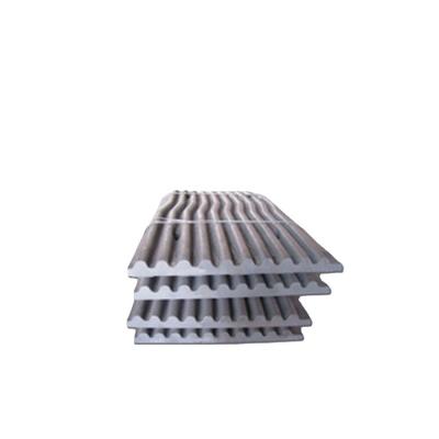 China Crusher Machine Type High Manganese Steel Swing Fixed Movable Jaw Plate for JM1208 for sale