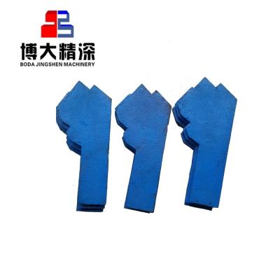 Cina Processo di forgiatura VSI Crusher Usure Parts Upper and Lower Wear Plate for CV128 Deburring in vendita