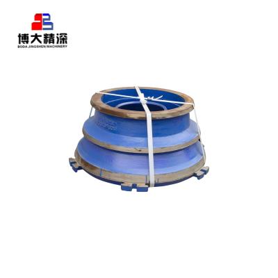 Cina GP300 Parti di concassatrice a cono Gessatura di mantello colorato e rivestimento della ciotola per la macchina mineraria in vendita