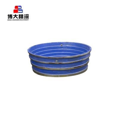 Cina GP11F Parti di frantumatori a cono Mantello e bowl liner Forgiazione Meccanica Trattamento superficiale in vendita