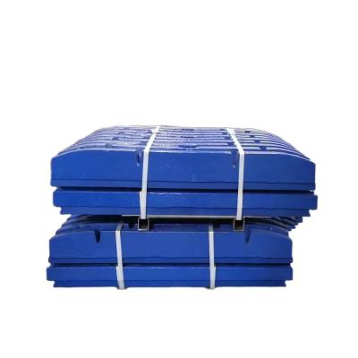 China High Manganese Steel Jaw Plate for High Density Jaw Crusher Used in Mining Industry for sale