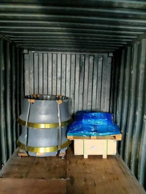 Cina Parti di ricambio del trituratore del cono del trituratore della scodella del rivestimento con processo di forgiatura e lavorazione in vendita