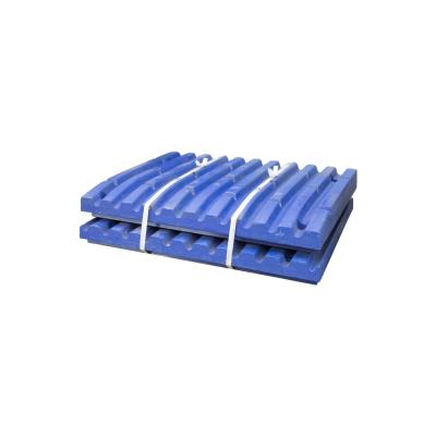 China High Manganese Jaw Plate Stone Crusher Accessories for Mining Machine Top Performance for sale