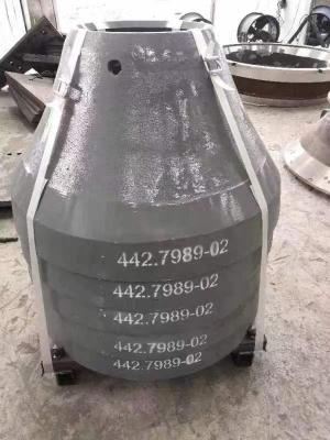China CH880 Cone Crusher Parts Mantle e Bowl Liner em todo o mundo Tipo de processamento de fundição à venda
