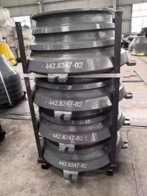 China CH880 Cone Crusher Parts Mantle e Bowl Liner em todo o mundo Tipo de processamento de fundição à venda