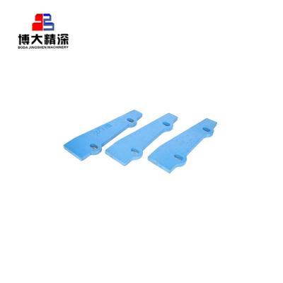 Cina Specificità del cliente Barmac Vsi Crusher Ricambi Trail Plate per l'estrazione del minerale in vendita