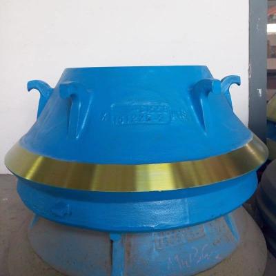 Cina TEREX Crusher Cone Mantle Bowl Liner Parti di usura per l'estrazione del minerale in variazioni colorate in vendita