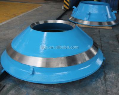 Cina TEREX Crusher Cone Mantle Bowl Liner Parti di usura per l'estrazione del minerale in variazioni colorate in vendita